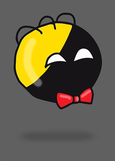 "Ancap Memeball PolandBall Anarchyball Bouncy Meme Ball yellow and ...