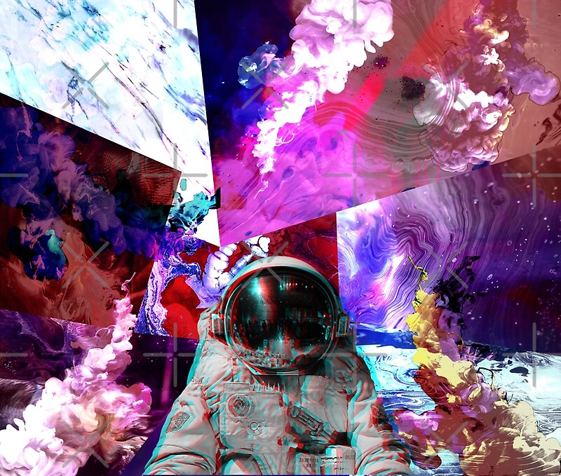 "Retro Space Man Two" by mindsgallery | Redbubble