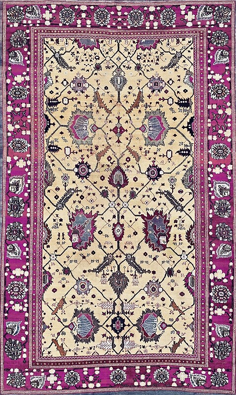 "Purple Agra Indian Rug" by Vicky Brago-Mitchell® | Redbubble