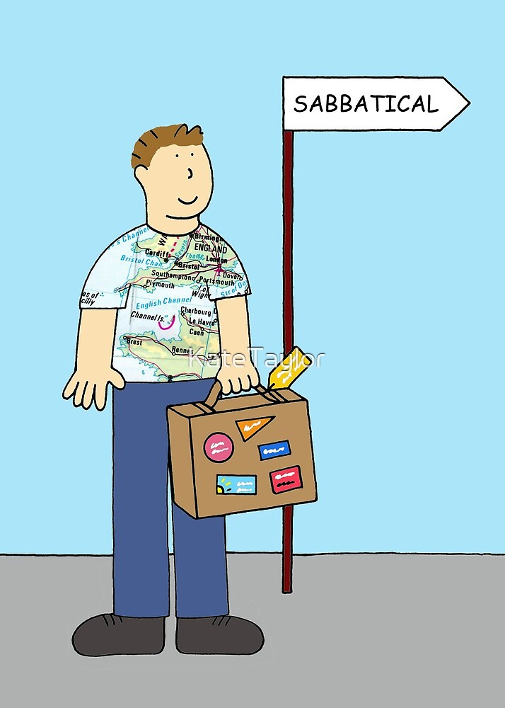 "All the Best for Your Sabbatical For Male" by KateTaylor | Redbubble