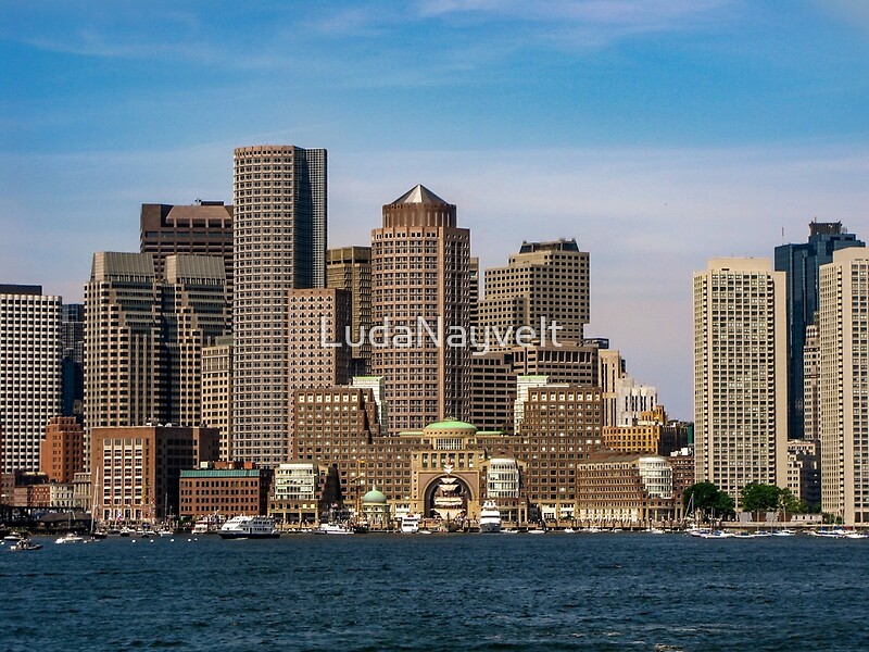 "Sail Boston 2009 - city view" by LudaNayvelt | Redbubble