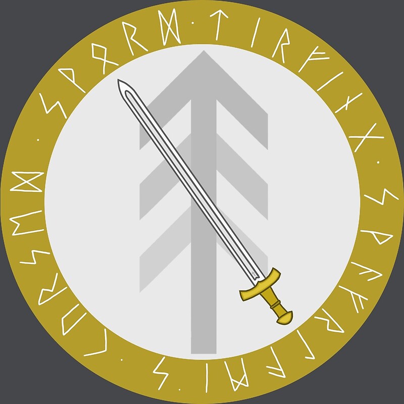 "Tyrfing, Svafrlami's Cursed Sword" by fimbulvetr | Redbubble