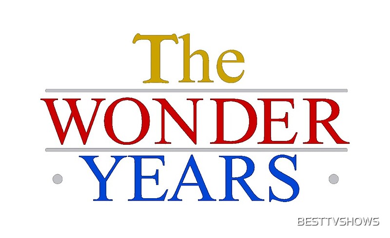 "The Wonder Years TV Show Logo Standard White Backround " by ...