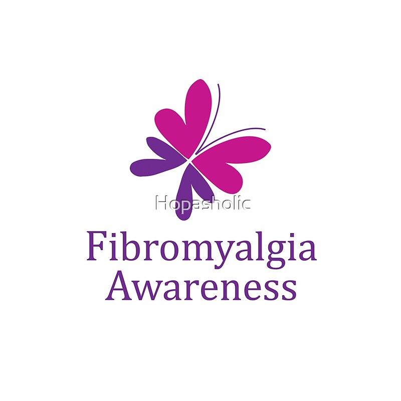"Fibromyalgia Awareness Logo" by Hopasholic | Redbubble