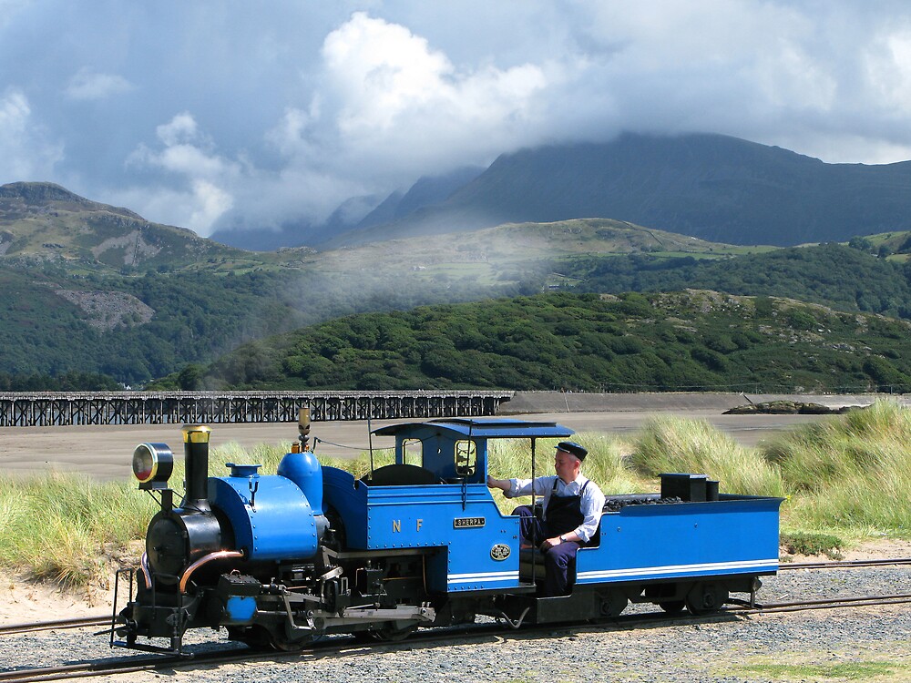 "Fairbourne Railway, Wales" by Mike Paget | Redbubble