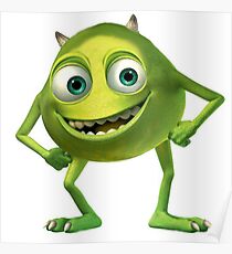 Mike Wazowski Posters | Redbubble