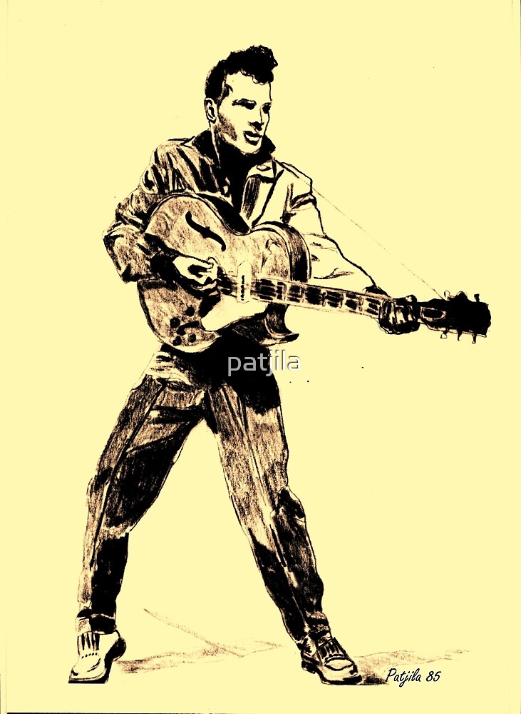 "Custom drawing of Ersel Hickey" by patjila | Redbubble