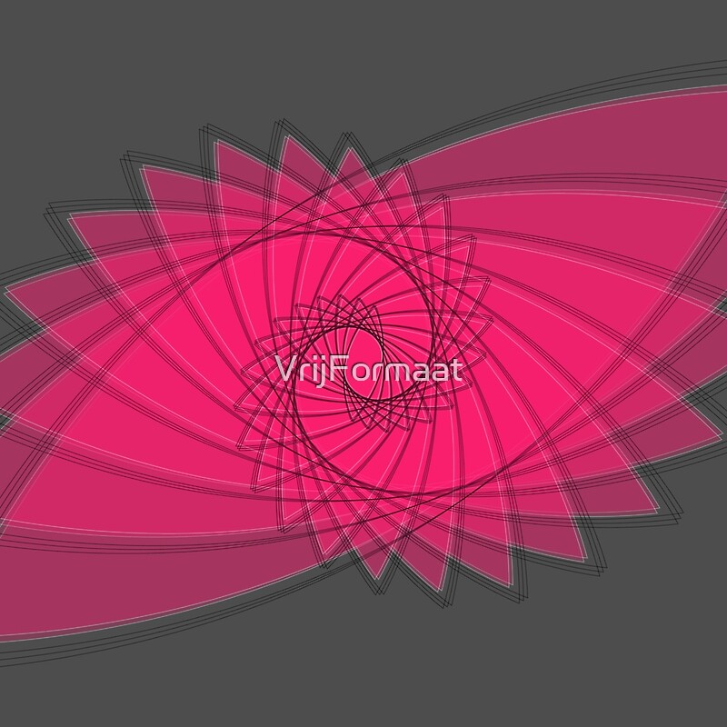 "hypnotized - fluid geometrical eye shape" by VrijFormaat | Redbubble