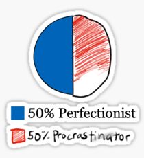 Perfectionist Stickers | Redbubble