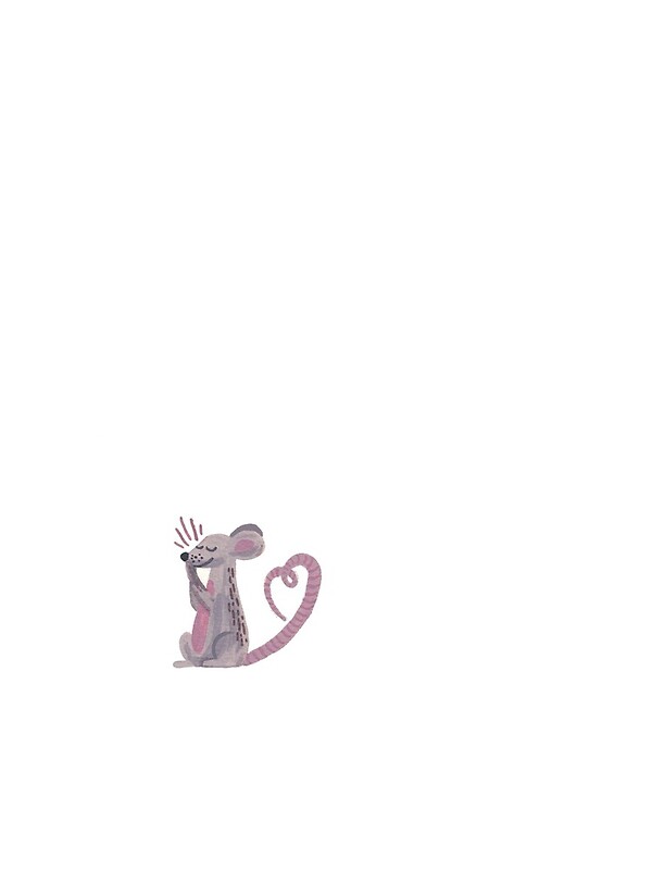 "blushing mouse" by Rachel Cowley | Redbubble