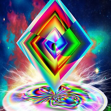 "8th Dimensional Being" Women's Chiffon Top by KaiciCodedArt | Redbubble