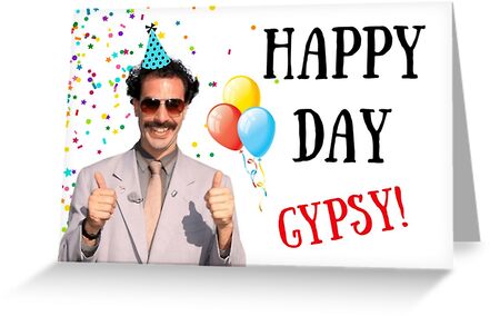 "Borat birthday card, Borat greeting card, Graduation card, Anniversary ...