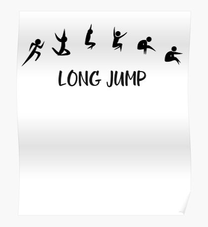Long Jump Posters | Redbubble