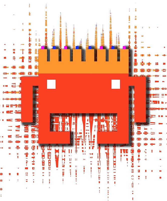 "8-bit Glitch" by Finlay1Hunter | Redbubble