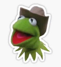 Cowboy Kermit Stickers | Redbubble