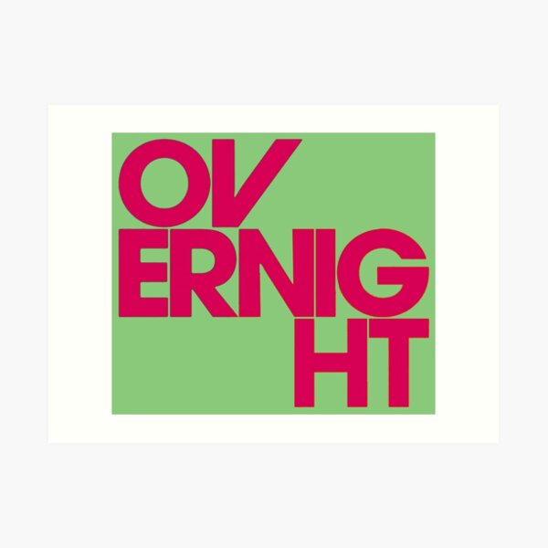 Overnight Art Prints | Redbubble