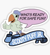 Scooty Puff Stickers | Redbubble