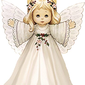 "Cute Christmas Angels With Arms Out" Sticker for Sale by BlackStarGirl ...