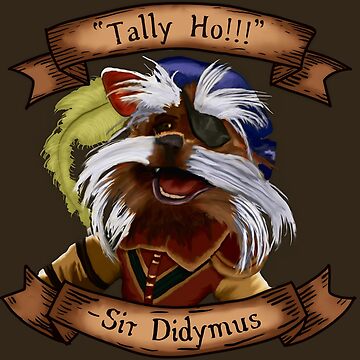 "Sir Didymus" Sticker for Sale by Vinny Palmer | Redbubble
