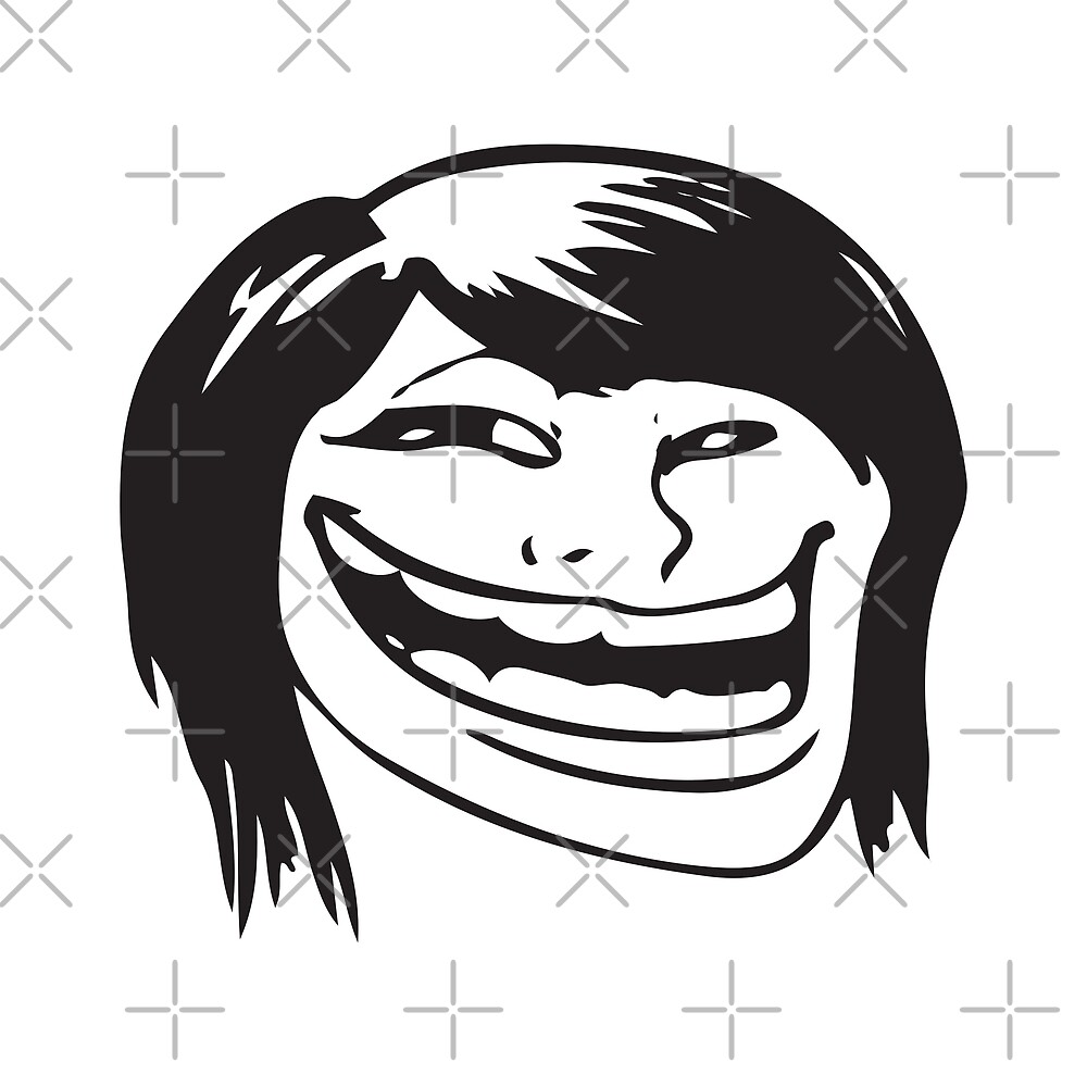 «Troll Face Le Me novia GF mujer trolling ¿Problema? Los memes de ...