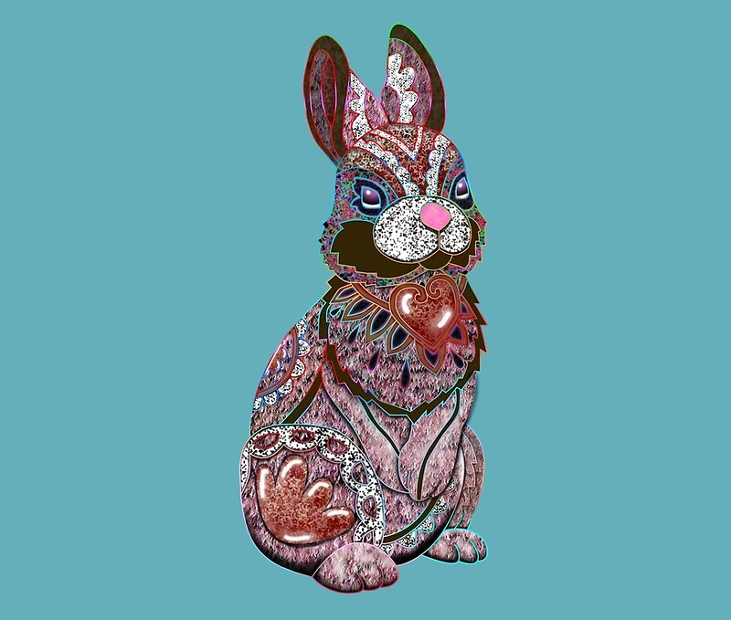 "Paisley Bunny" by Valkyrie-S | Redbubble