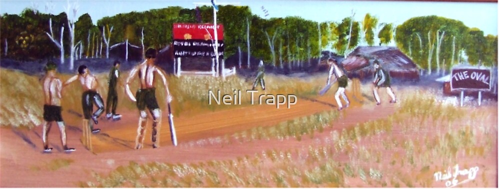 "The Cricket Match" by Neil Trapp | Redbubble