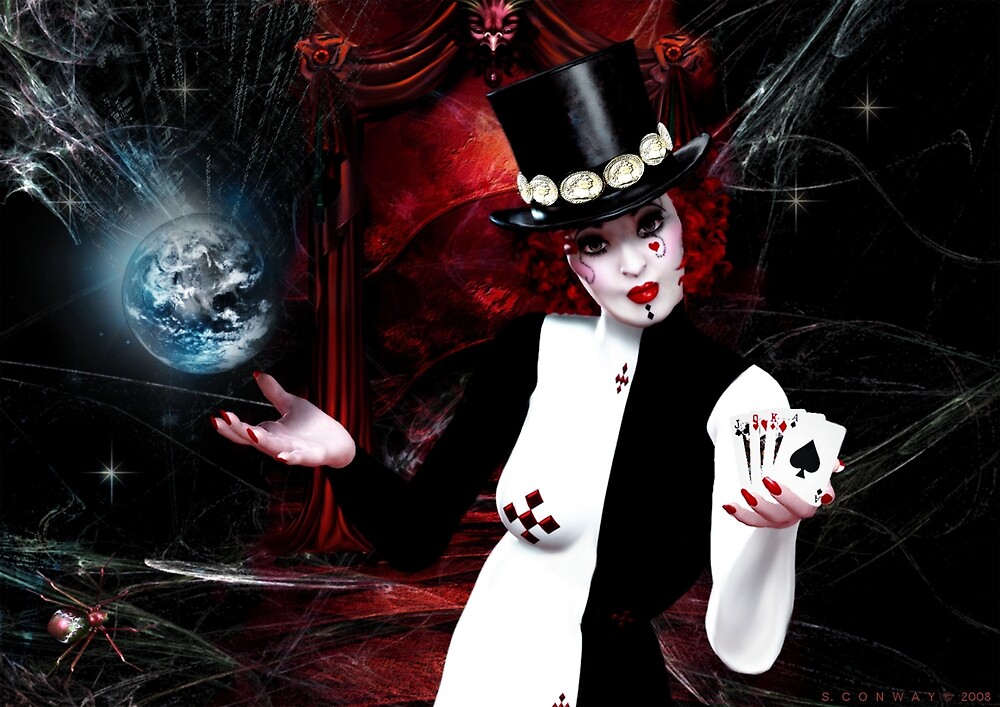 "Cosmic Joker" by Shanina Conway | Redbubble