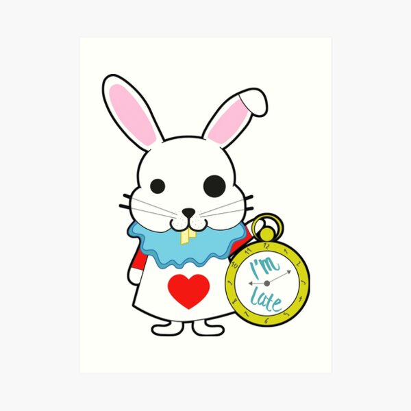 Mr Bunny Rabbit Art Prints | Redbubble
