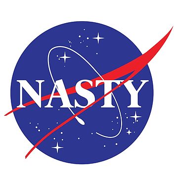 "Nasty Nasa" Sticker for Sale by LemonRindDesign | Redbubble