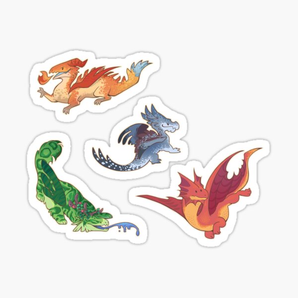 Dragons Stickers | Redbubble