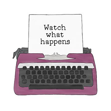 "Watch What Happens" Spiral Notebook for Sale by Lauren Brown | Redbubble