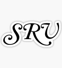 Stevie Ray Vaughan Stickers | Redbubble