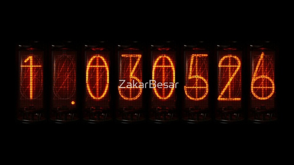 "Divergence meter - Steins; Gate" by ZakarBesar | Redbubble