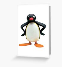 Pingu Greeting Cards | Redbubble