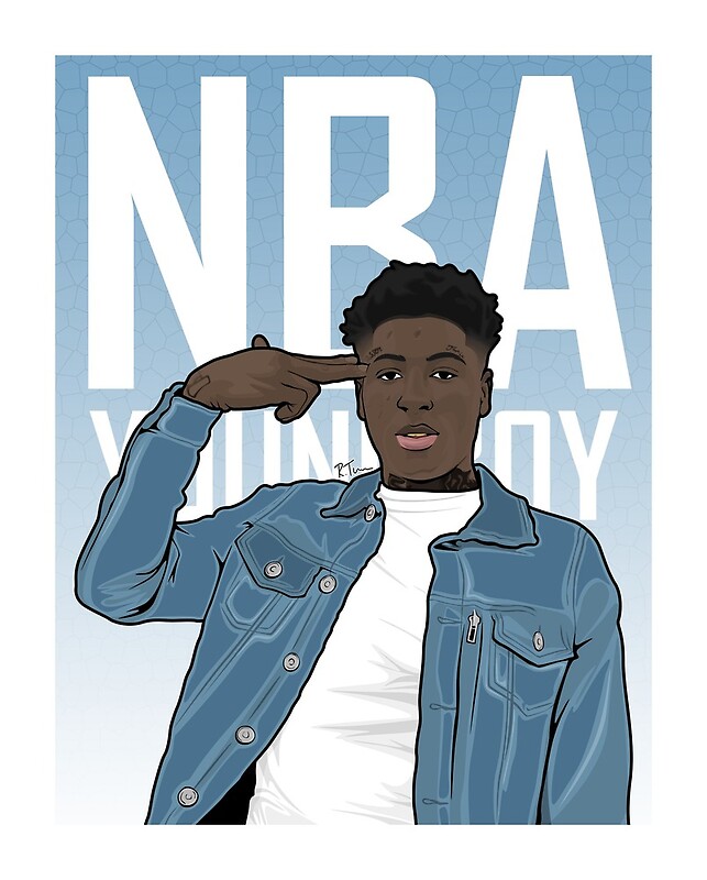 "YoungBoy Never Broke Again " by RTurnerDesigns | Redbubble