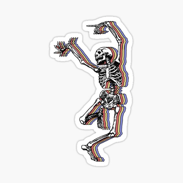 Skeleton Stickers | Redbubble