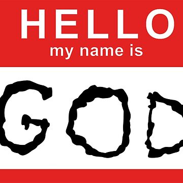 "Hello my name is GOD (Die Antwoord - Ugly Boy)" Pullover Hoodie for ...