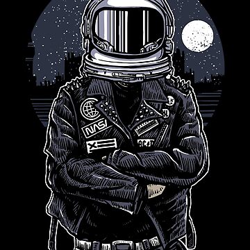 "Cool Spaceman City Nasa" Art Board Print for Sale by ThatMerchStore ...