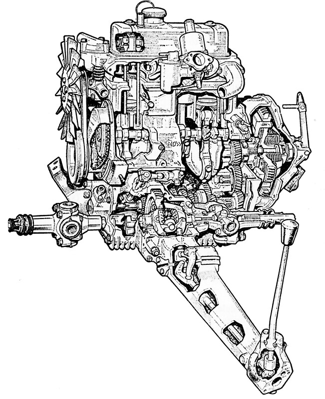 "A-Series Transverse Engine" by JustBritish | Redbubble