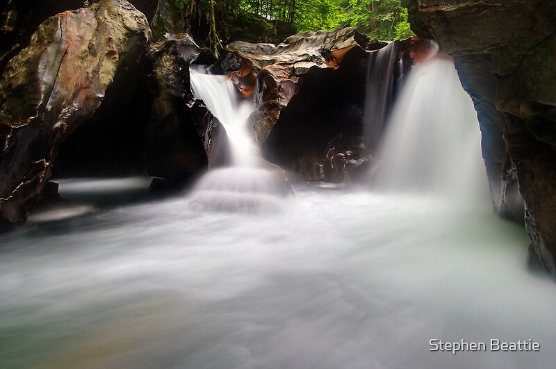 "The Magic Place - Lower Huntington Gorge" by Stephen Beattie | Redbubble