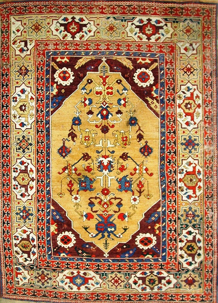 "17th Century Turkish Carpet" by Vicky Brago-Mitchell® | Redbubble
