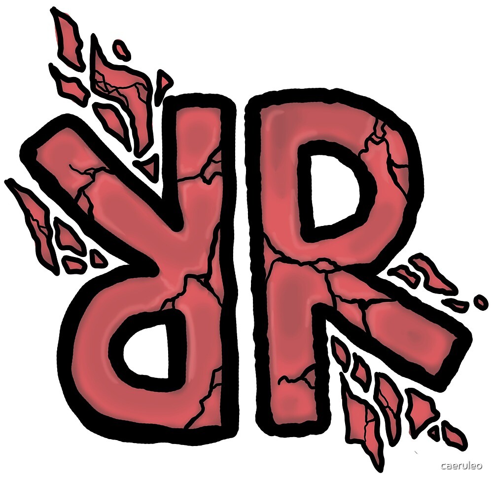 "Red Riot Kirishima logo " by caeruleo | Redbubble