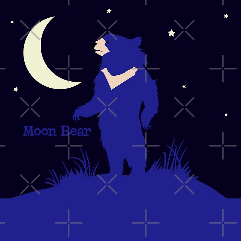 "Moon Bear" by PepomintNarwhal | Redbubble