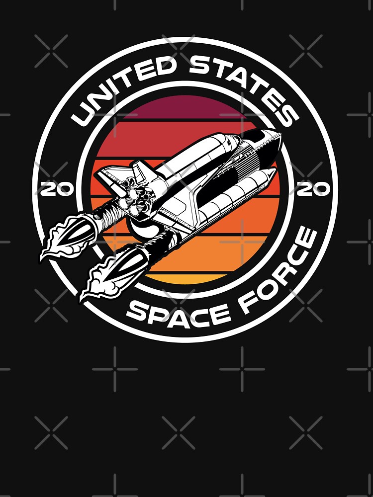 "USSF Logo Badge Emblem Seal Shirt United States Space Force Tshirt ...