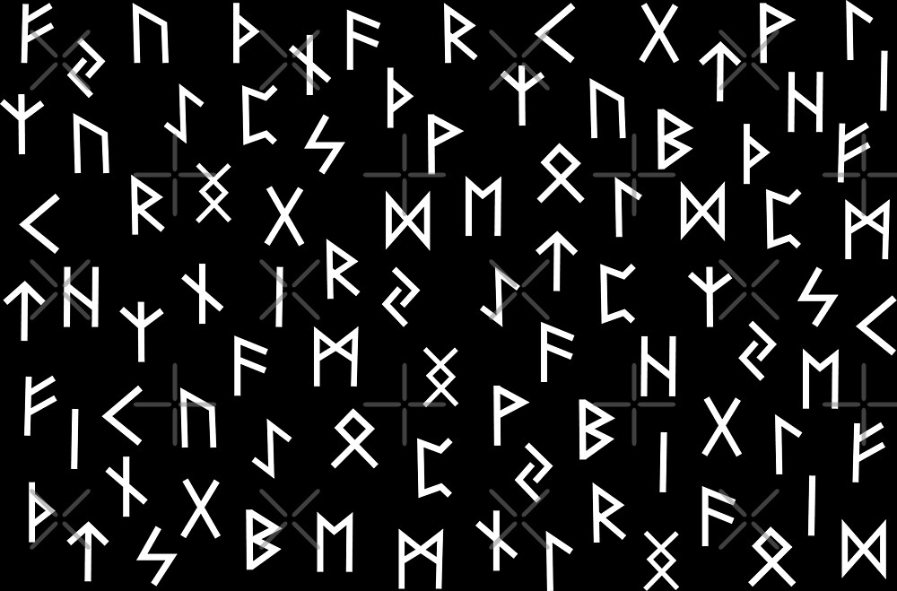 "Elder futhark runes" by Danler | Redbubble
