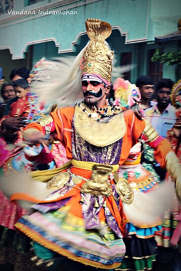 "Veeragase Dancer" Photographic Prints by Vandana Indramohan | Redbubble