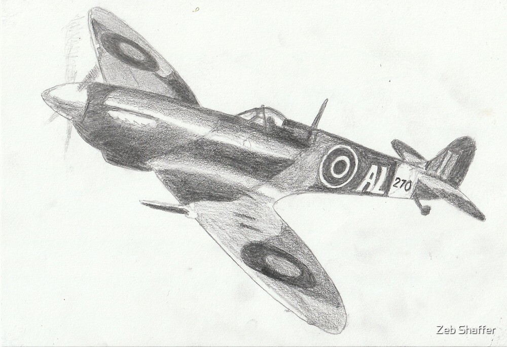 "Spitfire" by Zeb Shaffer | Redbubble