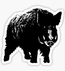 Wild Hog Stickers | Redbubble