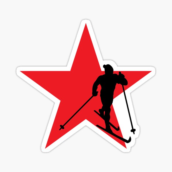 Nordic Skiing Stickers | Redbubble