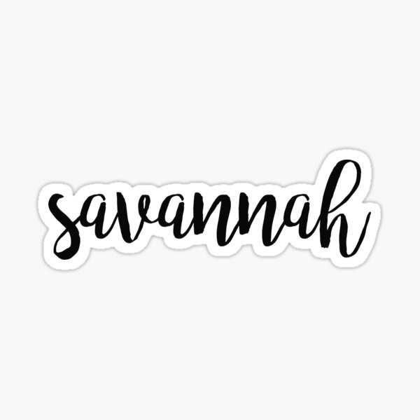 Savannah Georgia Stickers | Redbubble